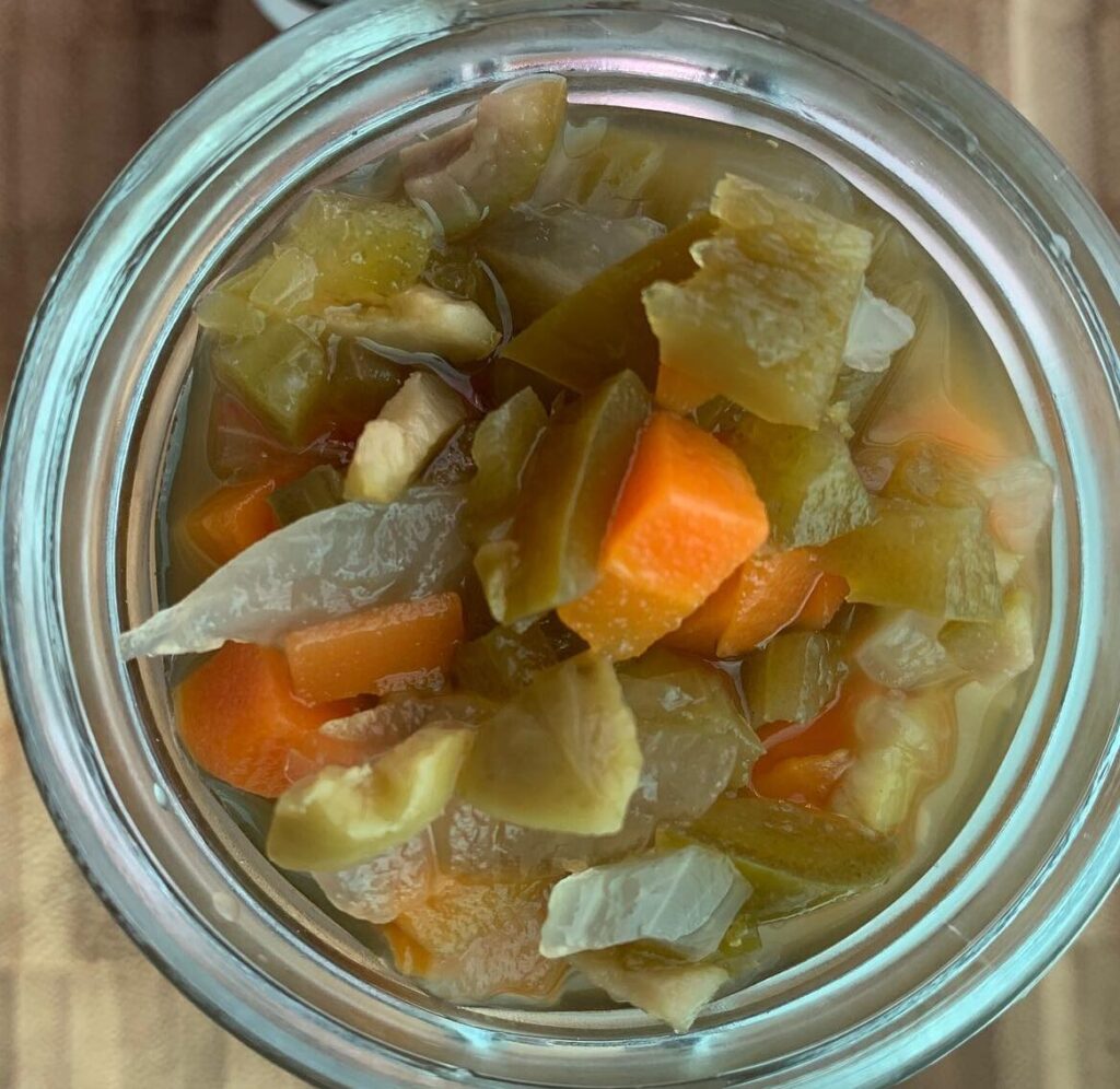 Receta de Encurtido de Vegetales En poco tiempo y fácil